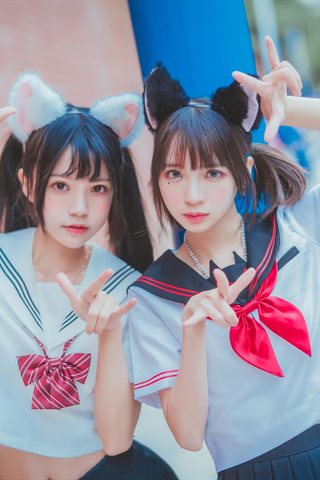 桜桃喵-Jk百合·续(2)(桜桃喵×疯猫ss) - 套图