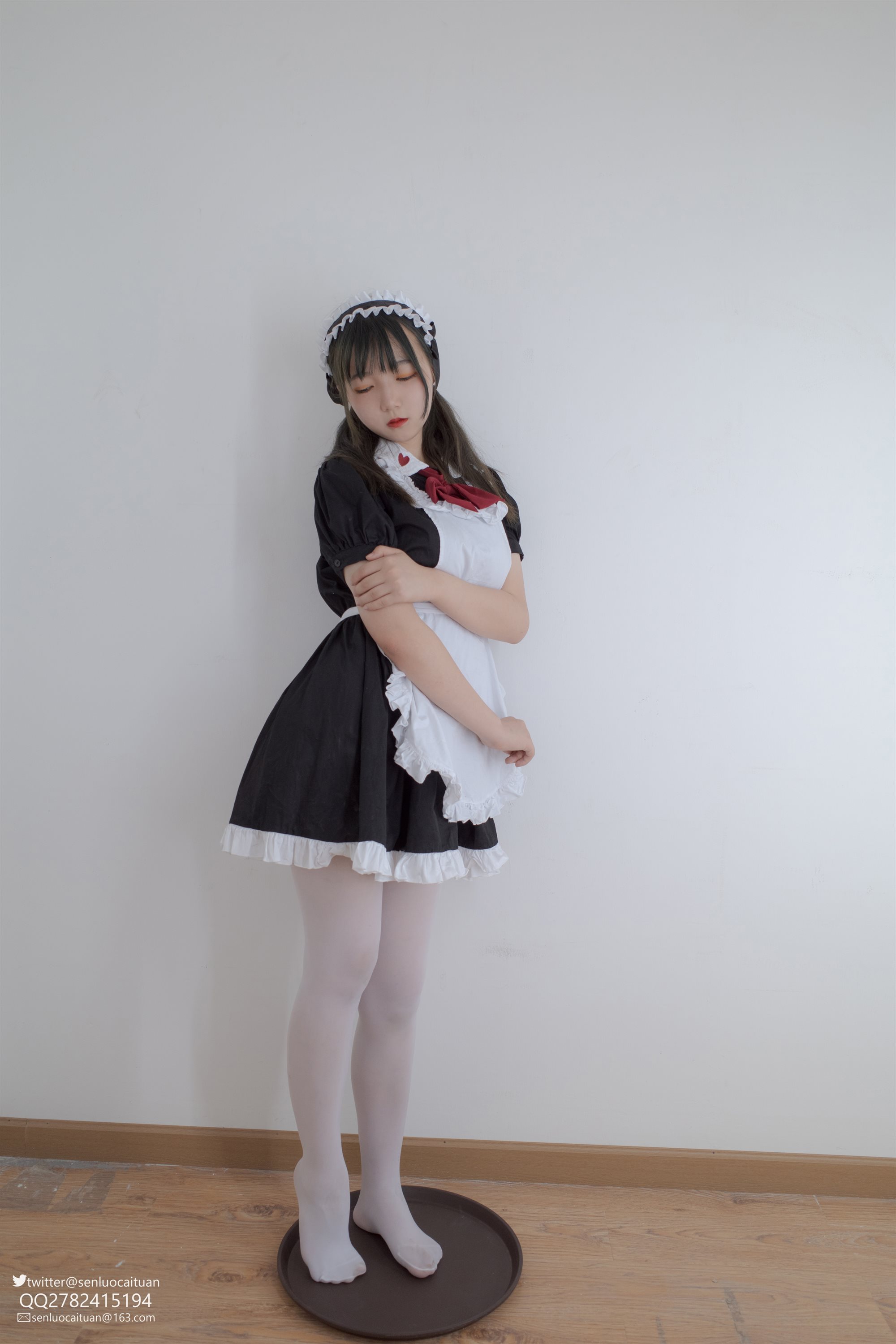 JKFUN-GG-02 白丝女仆 离洛 - 写真アルバム