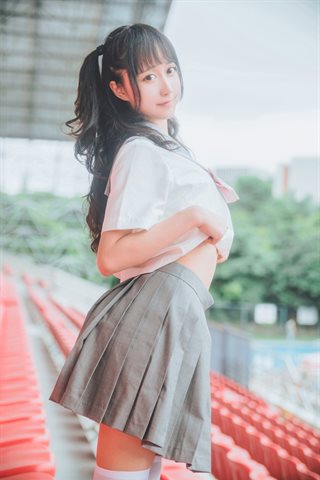 木绵绵OwO-JK制服(灰色JK) - 写真アルバム