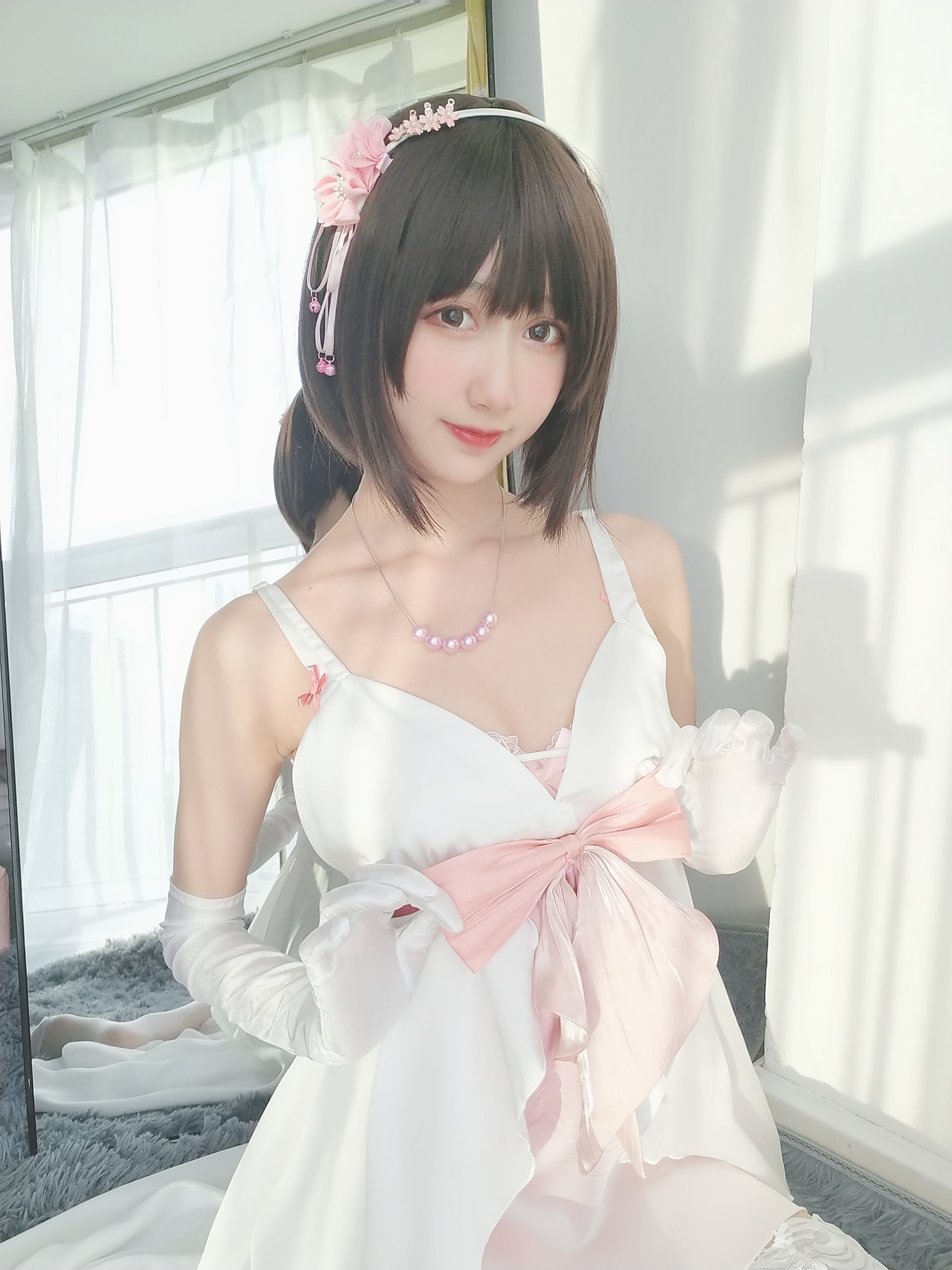 木绵绵owo 加藤惠cos礼服部分 自拍 套圖