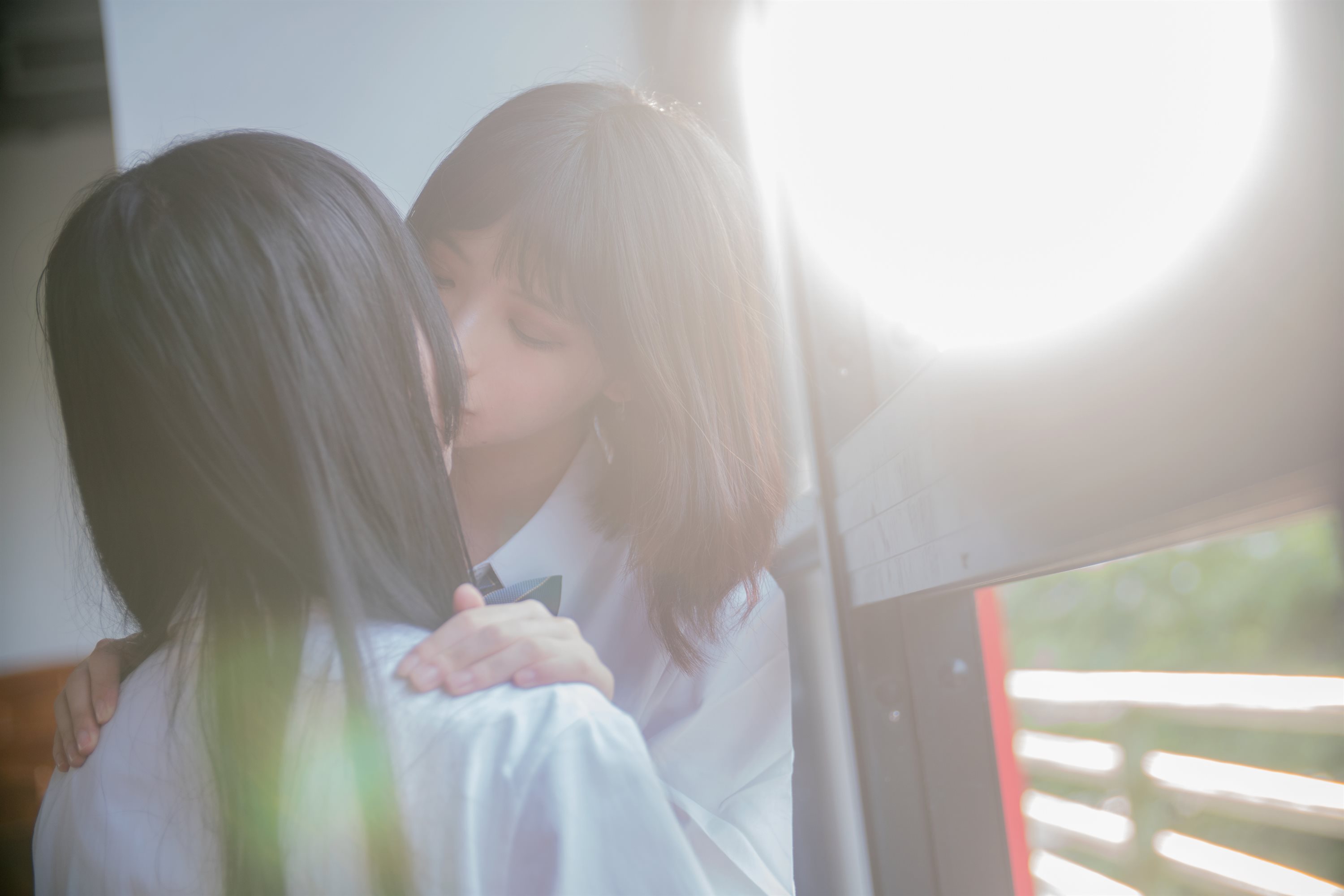 桜桃喵-JK百合(1)(桜桃喵×疯猫ss) - 写真アルバム