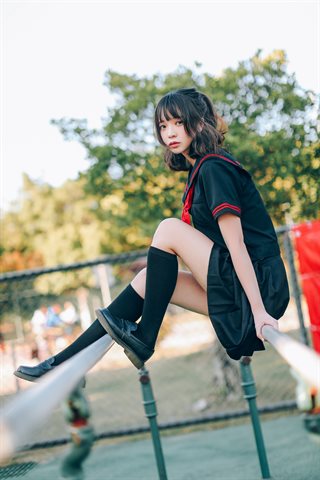 疯猫ss-制服少女写真集01-室外JK - 写真アルバム