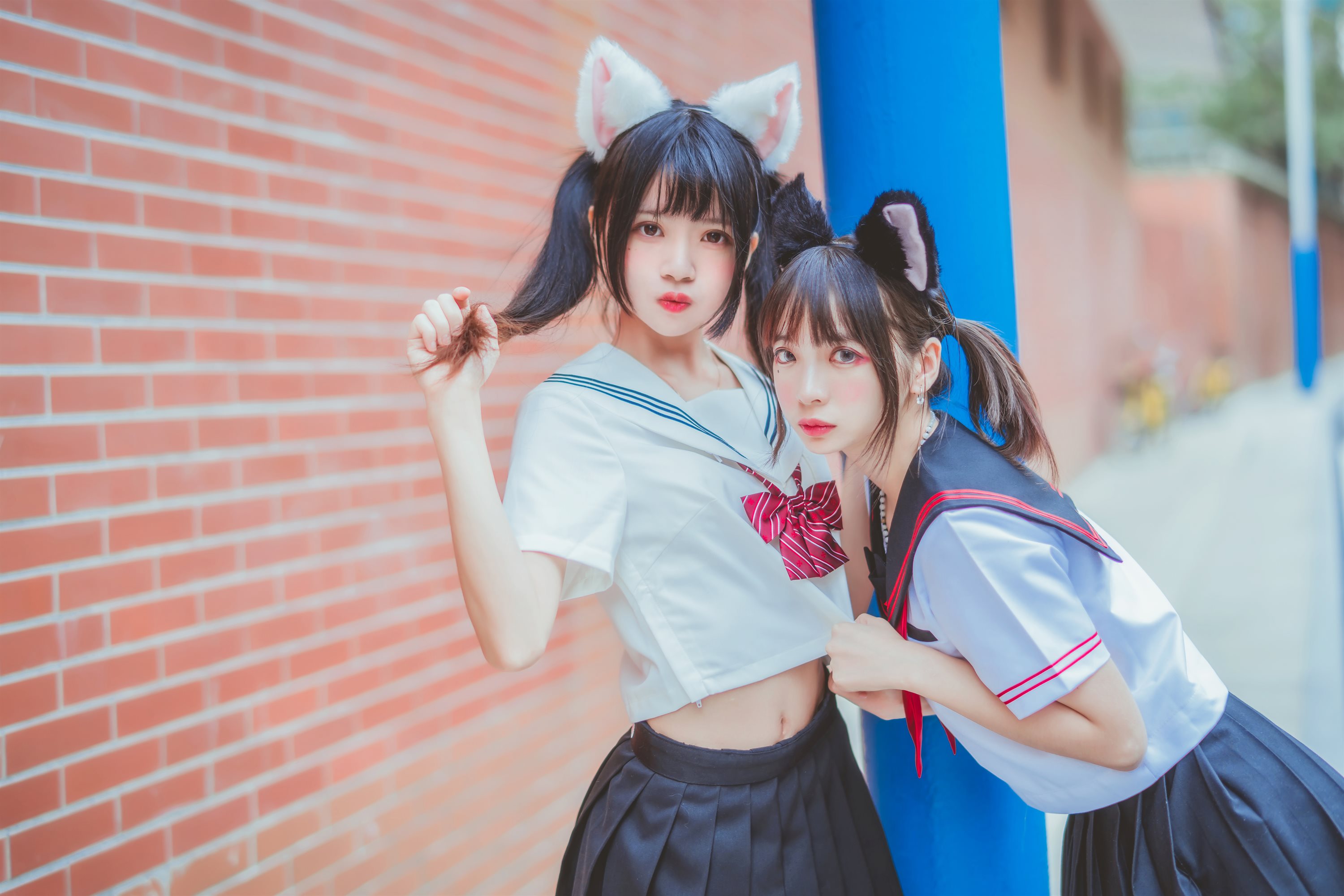 疯猫ss-桜桃喵&疯猫ss-JK百合2 - 套图