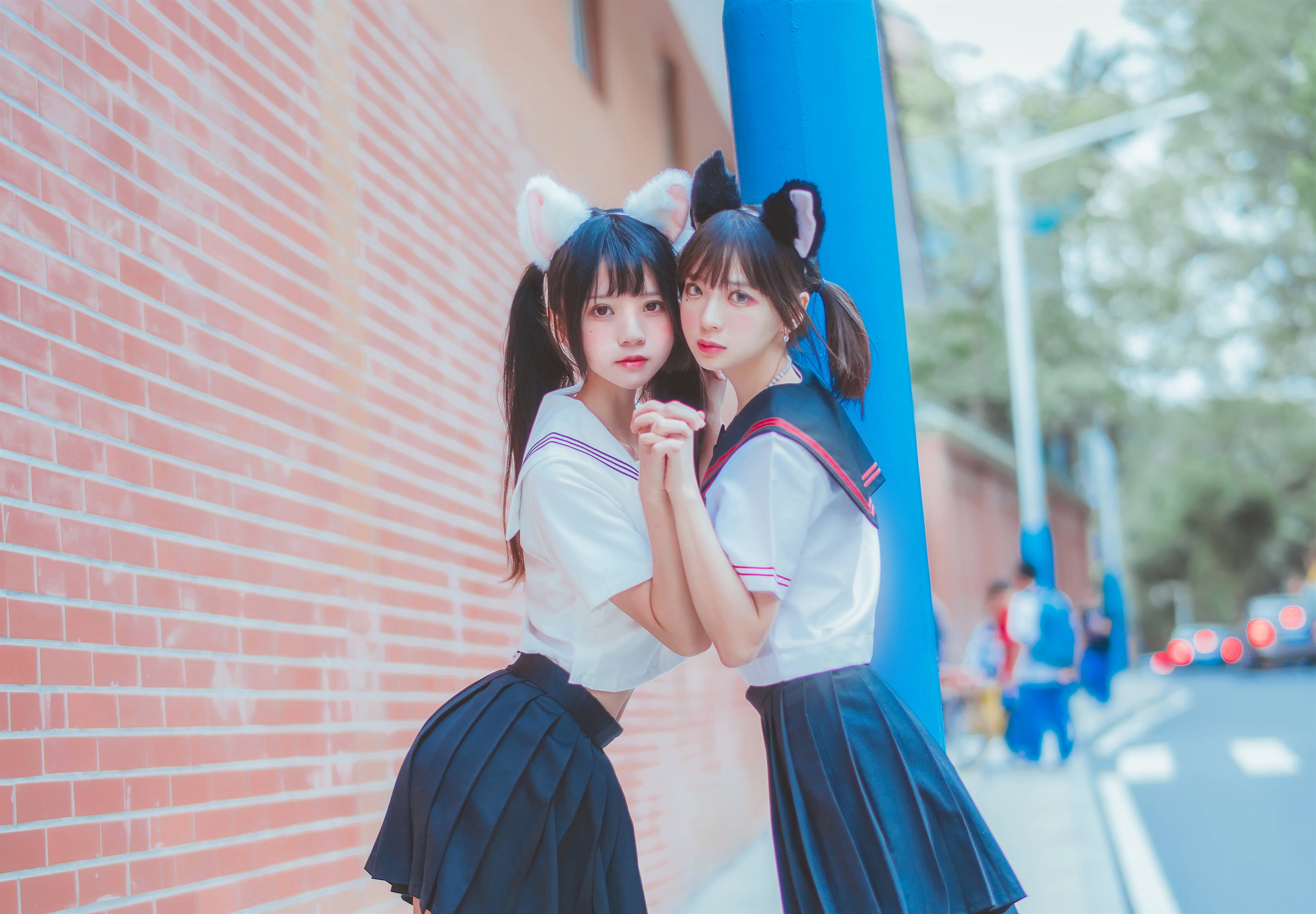 疯猫ss-桜桃喵&疯猫ss-JK百合2 - 套图