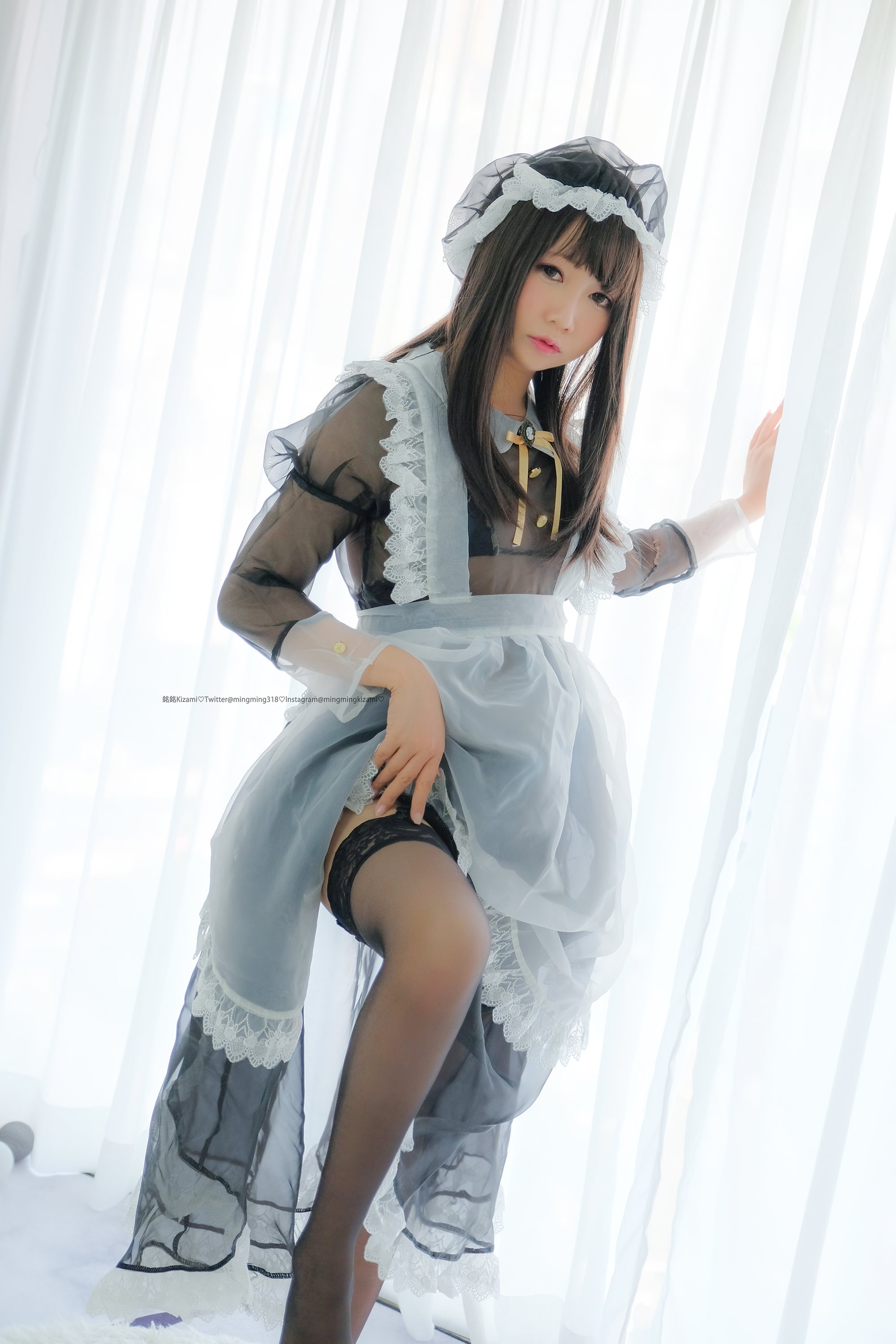 銘銘Kizami-BOOTH-Vol.15透明メイド服 写真+自撮り - 写真アルバム
