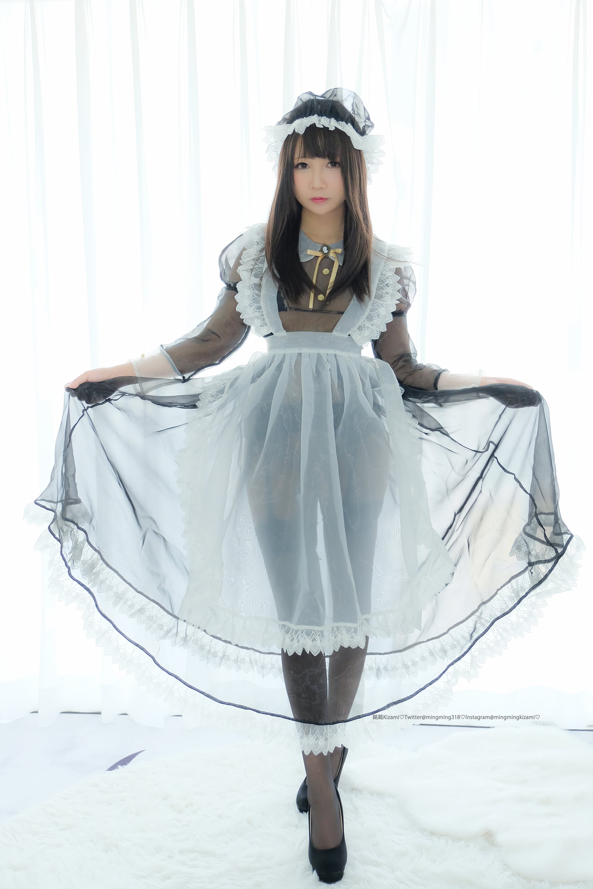 銘銘Kizami-BOOTH-Vol.15透明メイド服 写真+自撮り - 写真アルバム