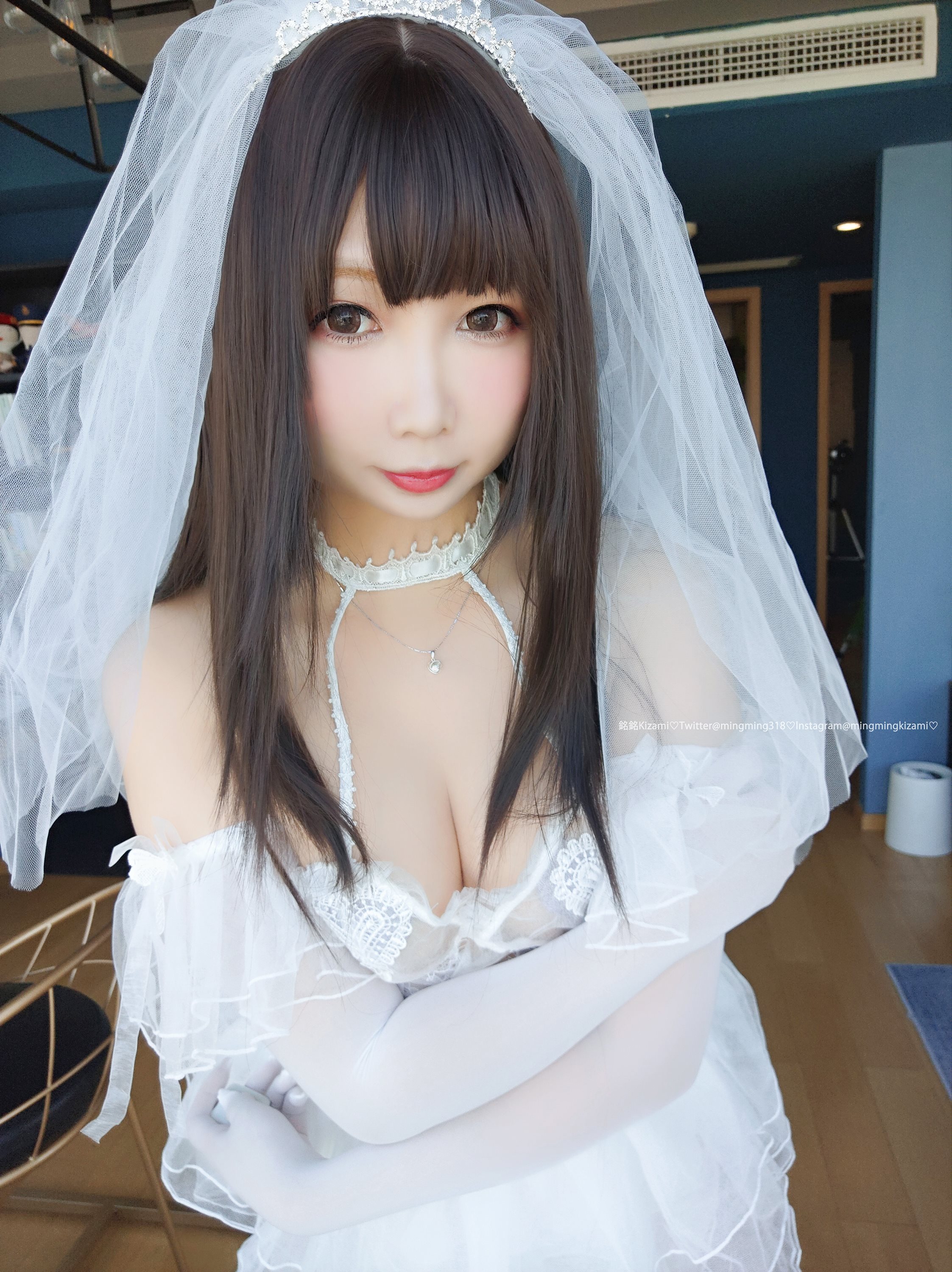 銘銘Kizami-BOOTH-Vol.17エロ花嫁&チャイナドレス 写真+自撮り-エロ花嫁 自撮り - 套图