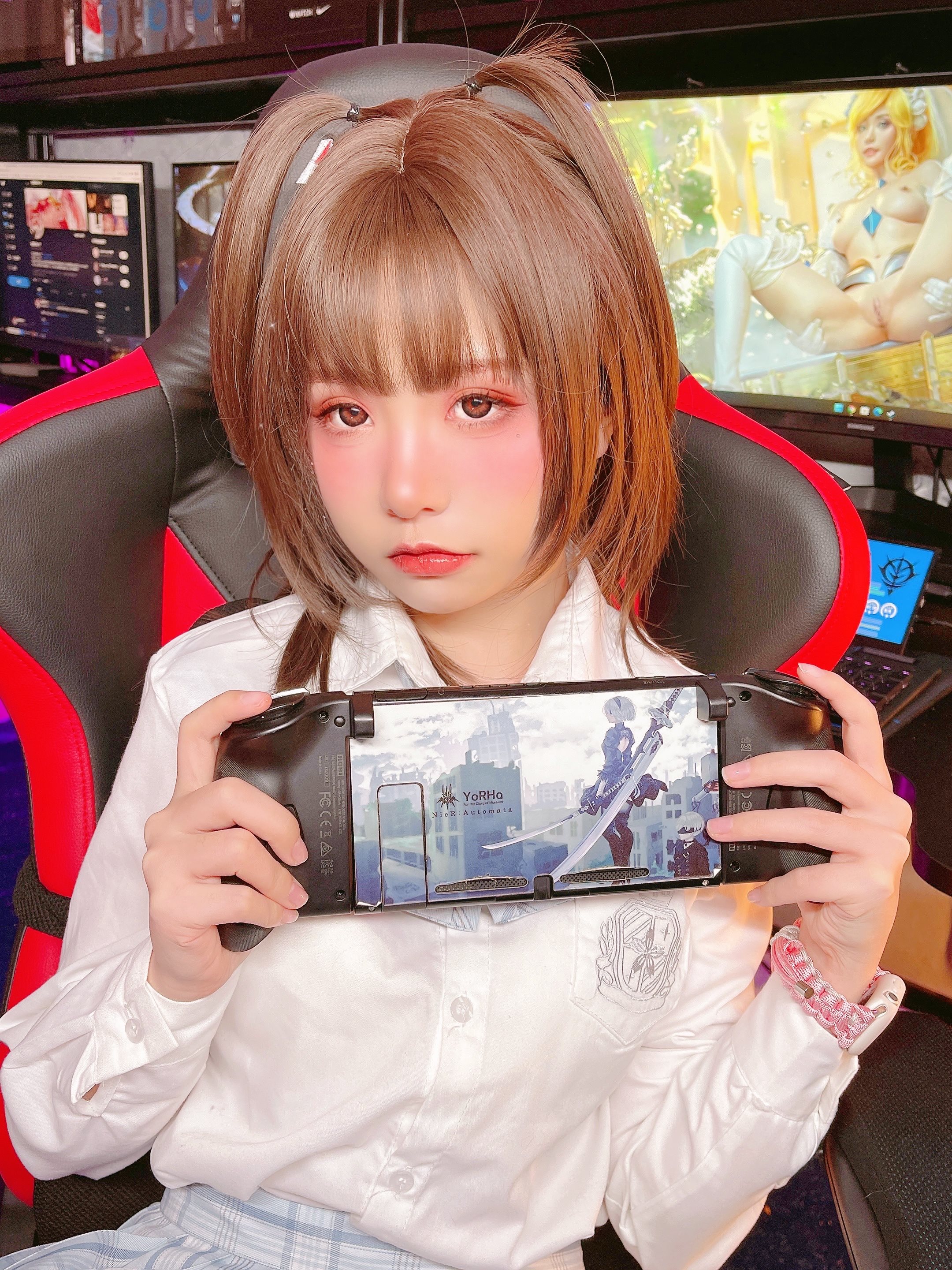 爆机少女喵小吉 Nekokoyoshi - NO.017 小吉的电玩时间 - 套图