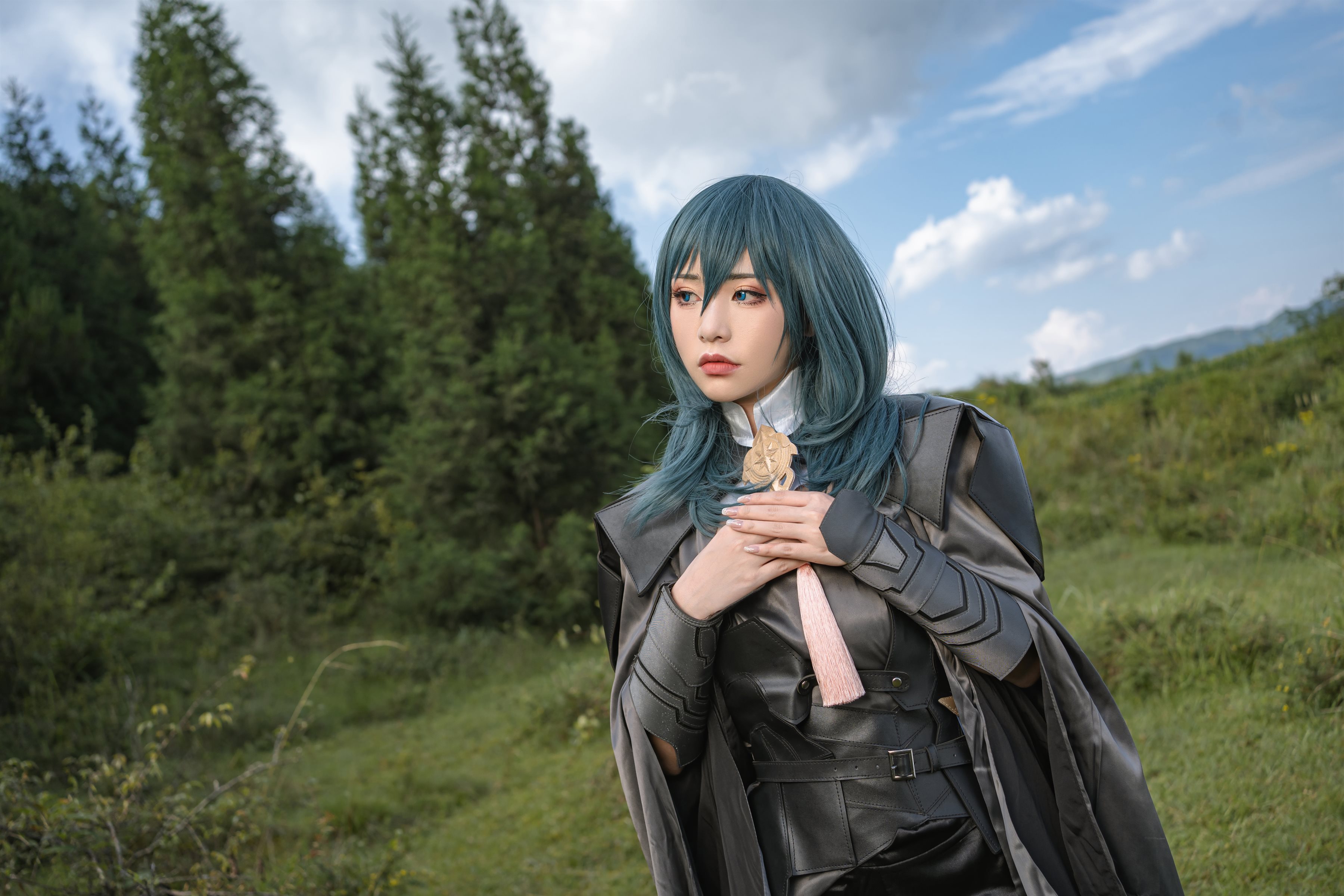 爆机少女喵小吉 Nekokoyoshi 七月 No039 《火焰纹章:风花雪月无双》贝雷丝 露天裸艳胴体超欲酥乳蜜穴 套图